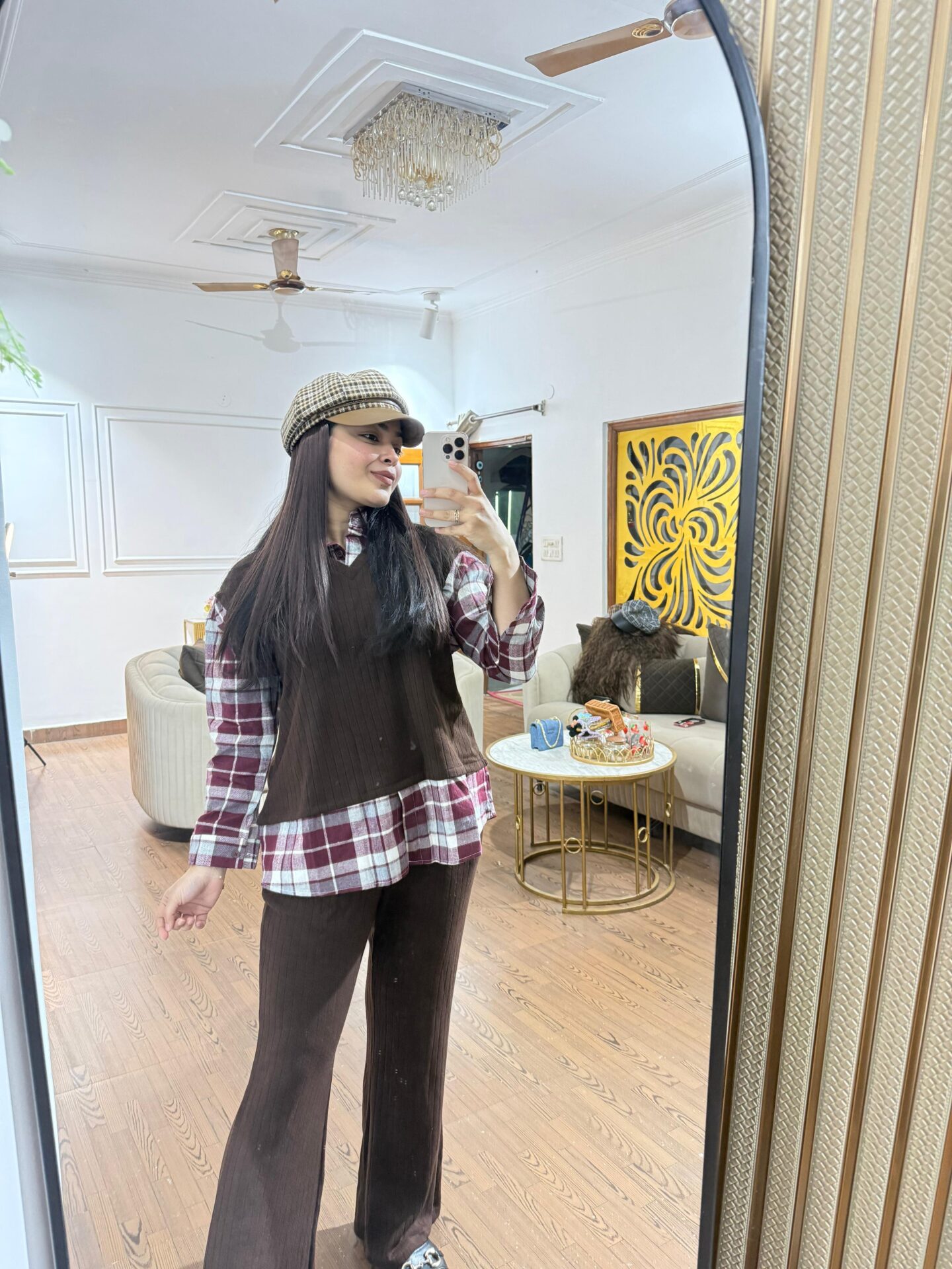 Cap with hair extensions - The Trendy Treasure
